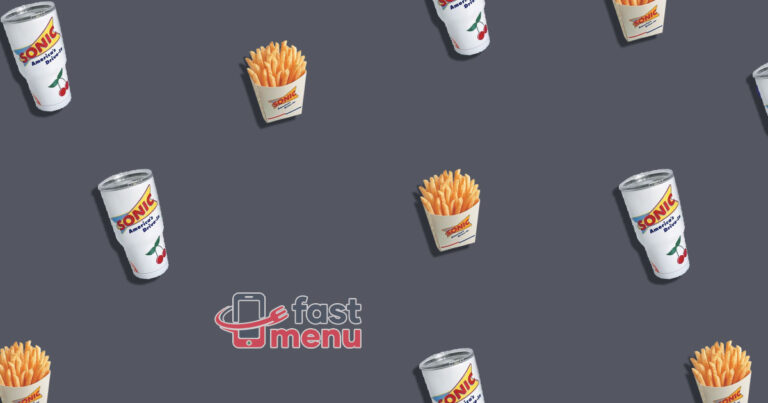 Sonic Vegan Options - Fast Menu
